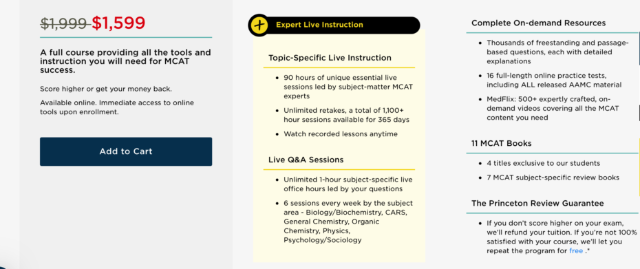 The Princeton Review MCAT course Review - Fitmedic